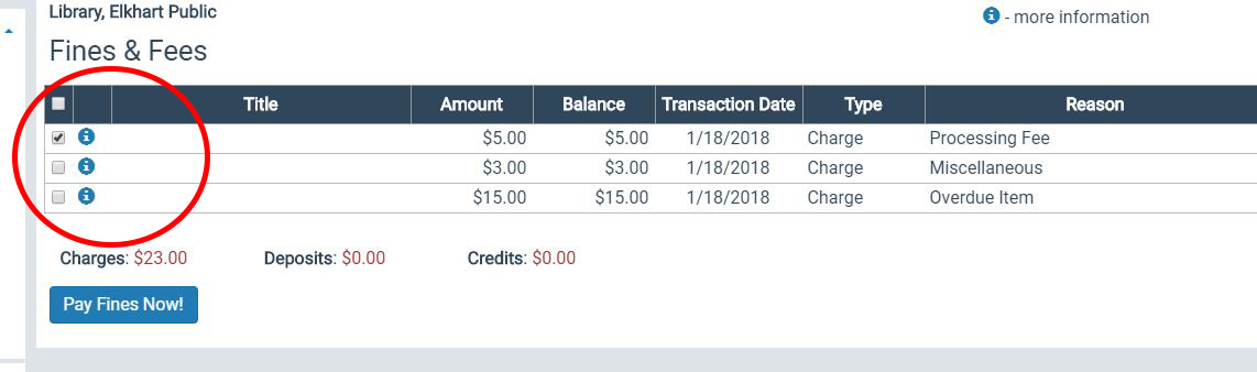 Learn how to pay your fines online - Elkhart Public Library