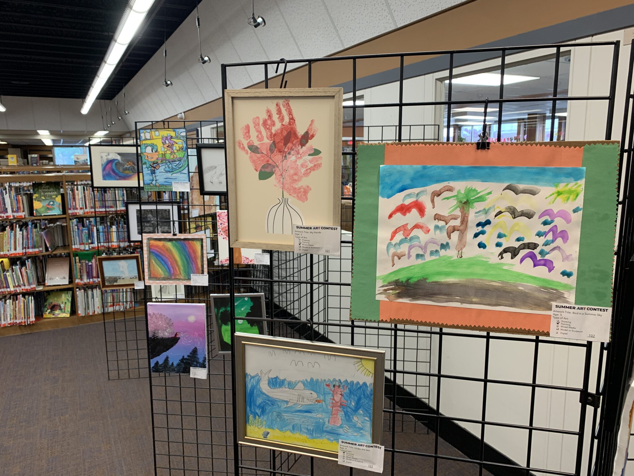 Summer Art Contest Celebration - Elkhart Public Library